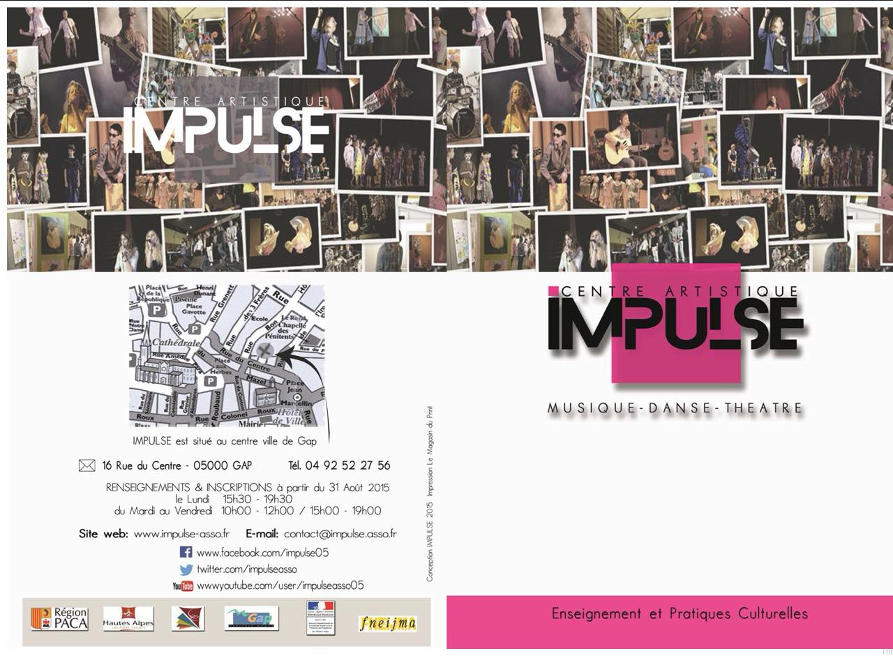 Brochure Impulse 2015/2016 - Centre Artistique Impulse